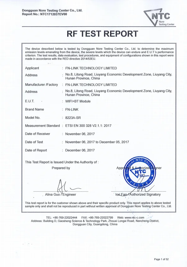 Fn-link 6221c-puc Hot Sale High Quality Bluetooth Wifi 5g Relay Module ...