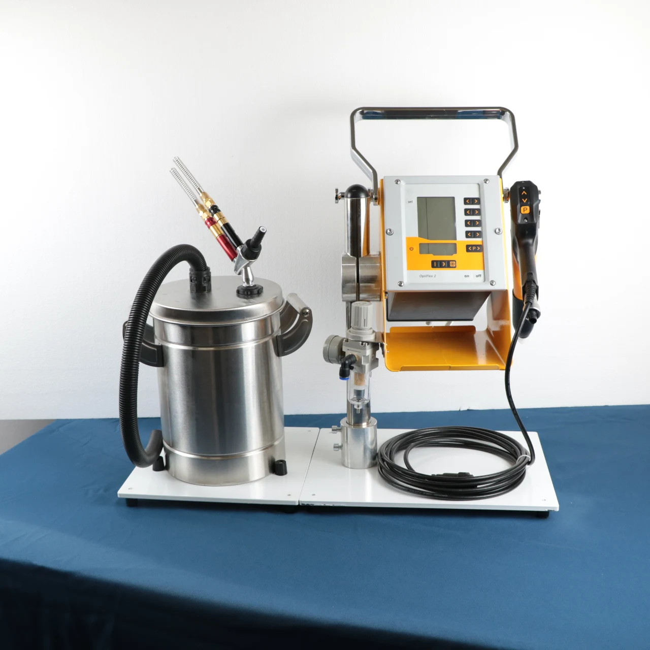 Small Lab Test Electrostatic Powder Coating Machine PK-02 With 2L ...