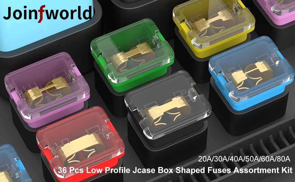 20A 30A 40A 50A 60A 80A 100A Automotive Low Profile Fuse Link 12V DC ...