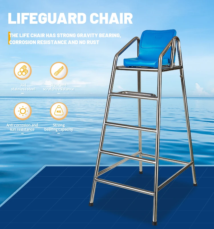 Factory Price Swimming Pool Equipment SS304 Safety Lifeguard ...