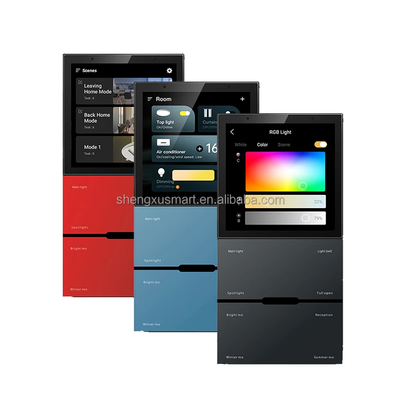 4 Inch Tuya Smart Home Control Panel - Multi-Functional Touch Screen