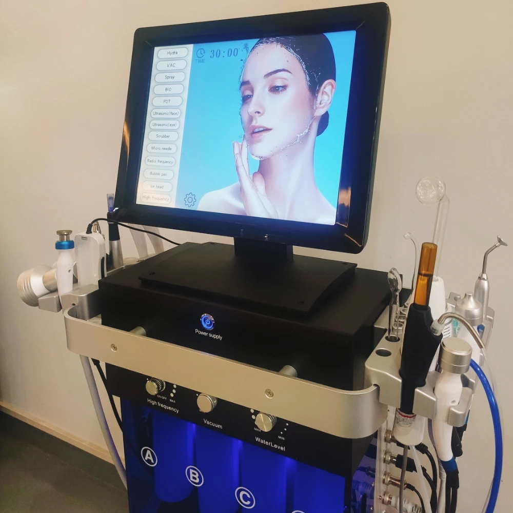 14 In 1 Multifunction Facial Machine With Booster Handle Hydra ...