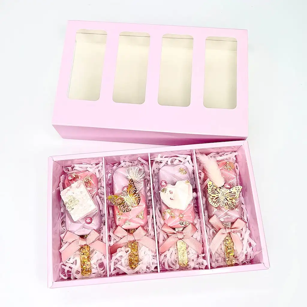 Custom Single Popsicle Cakesicle Gift Box Packaging Set