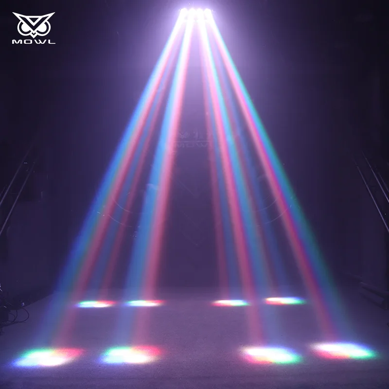 Alibaba.com: 8x3W RGBW Mini Spider Dual Sweeper Pulse Strobe Beam LED ...