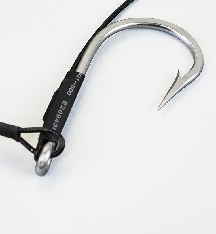 Stainless Steel String Hook Two Fishing Hook Tied With 200mm Steel Wire ...