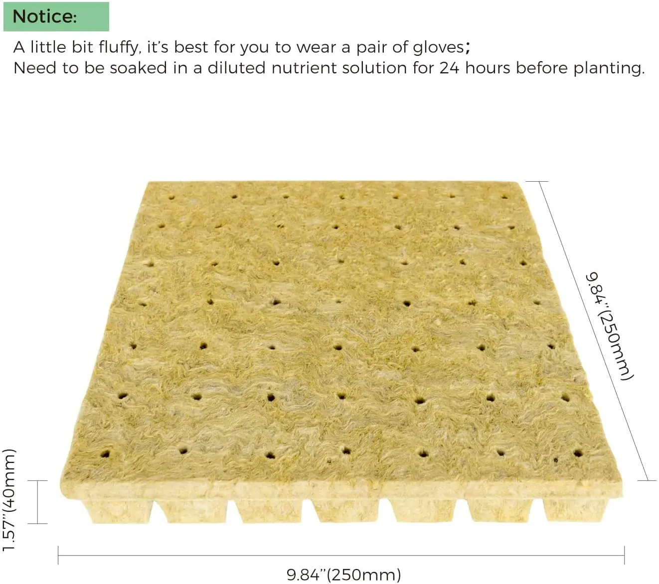 Wool Planting Cubes Droponic Nutrients Garden Growing System Hydroponic ... Wool Planting Cubes Droponic Nutrients Garden Growing System Hydroponic ...