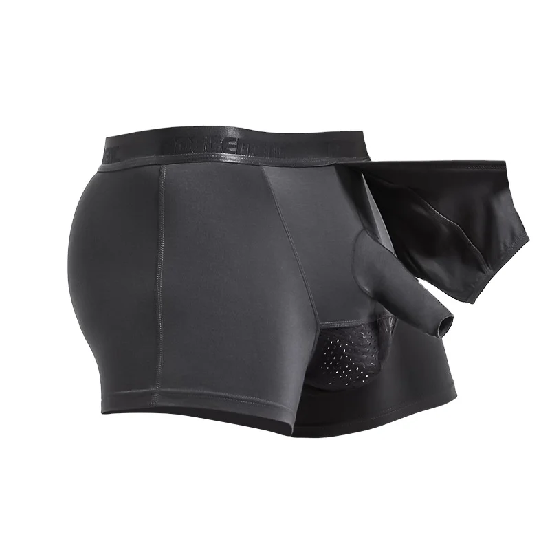 Men's Underwear Men's Leather Bullet-Type Separation Too Long ...