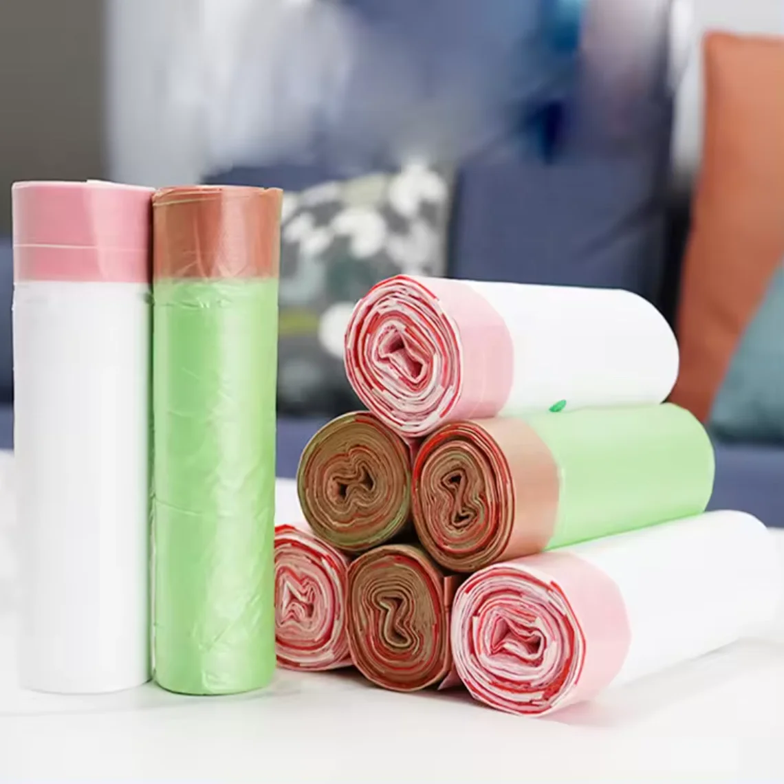 Wholesale Draw String Trash Bags - Custom Printed & Durable