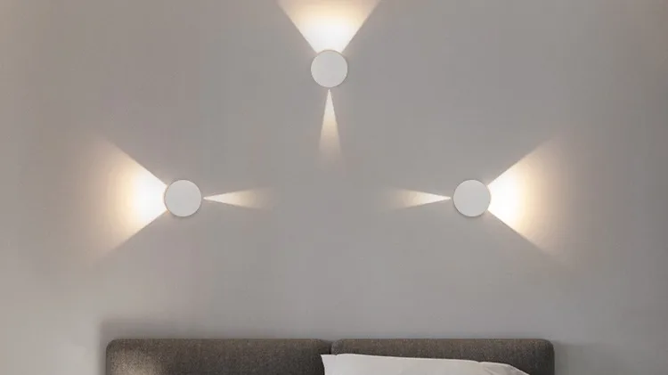 Comely Modern Square Led Wall Lamp Up Down Indoor 3000k Living Room ...