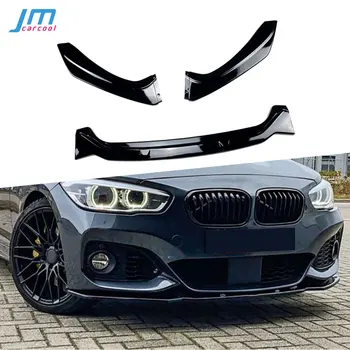 Carbon Look Front Lip Spoiler Three-section For Bmw 1 Series F20 F21 ...