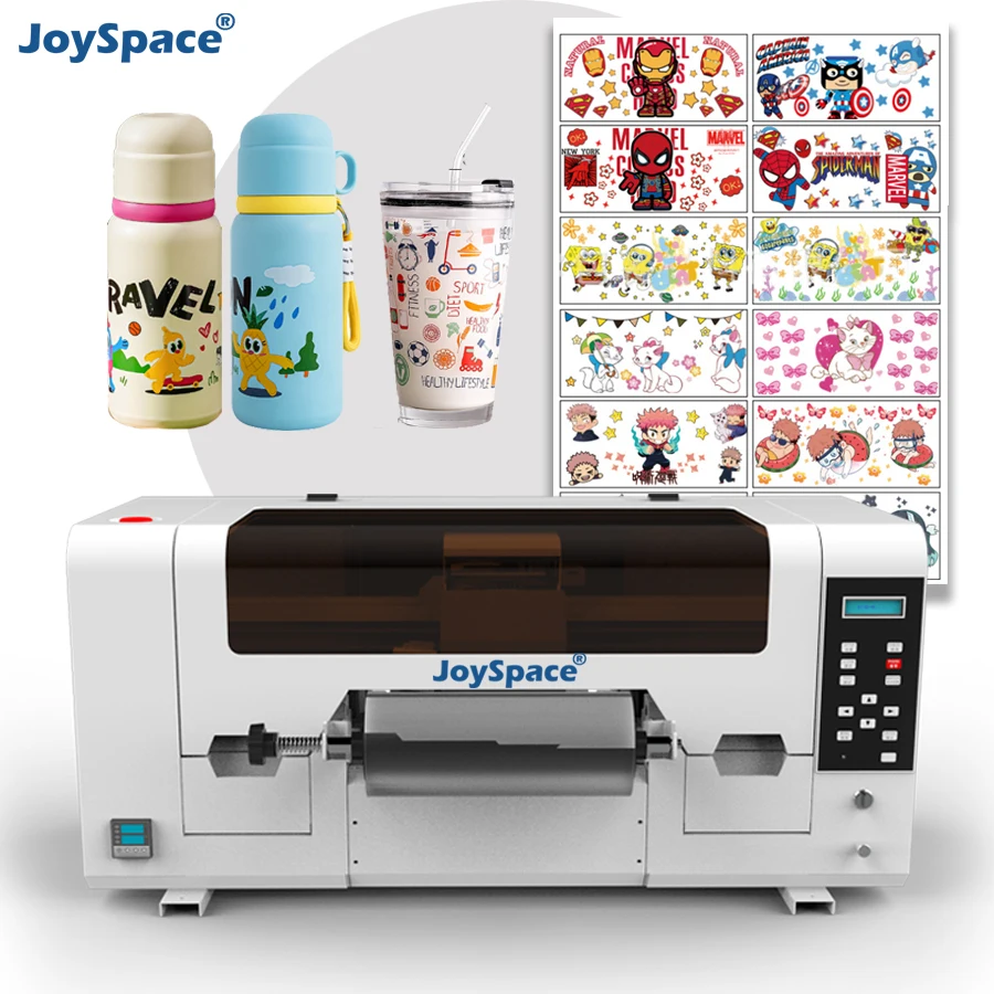 JoySpace UV DTF Printer 30cm Imprimante AB Film I3200 Heads All in One Roll to Roll with ...