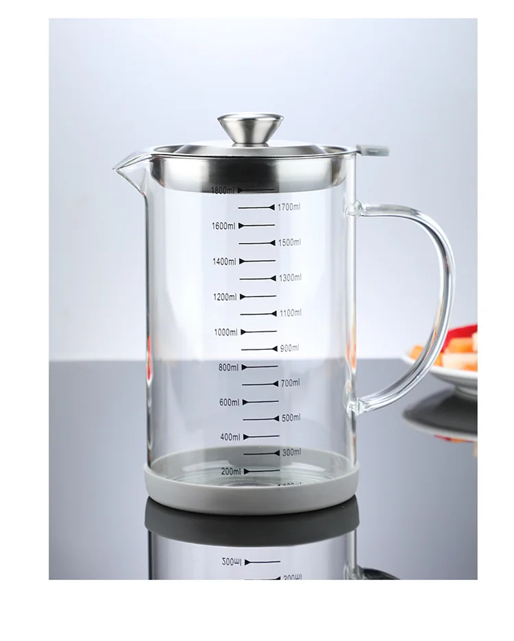 Home Kitchen Cooking 1000ml 1500ml 1800ml Lead Free Glass Olive Oil Pot - Buy Glass Olive Oil ...