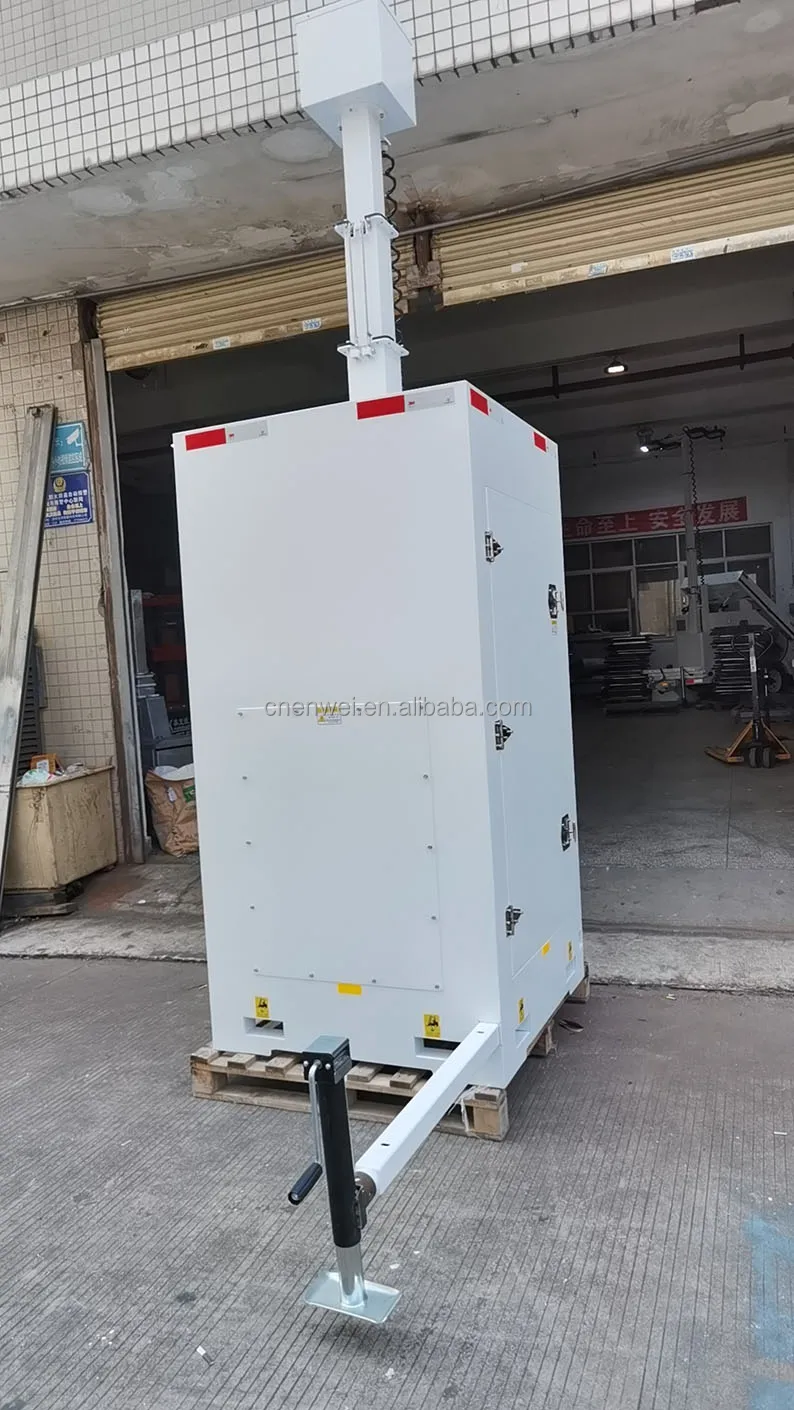 Portable Camera Security Cctv Tower Mobile Surveillance Box for Public ...