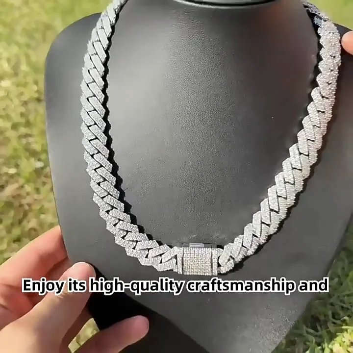 Hip Hop Style With S925 Sterling Silver Inlaid Zircon 18k Gold Plated ...