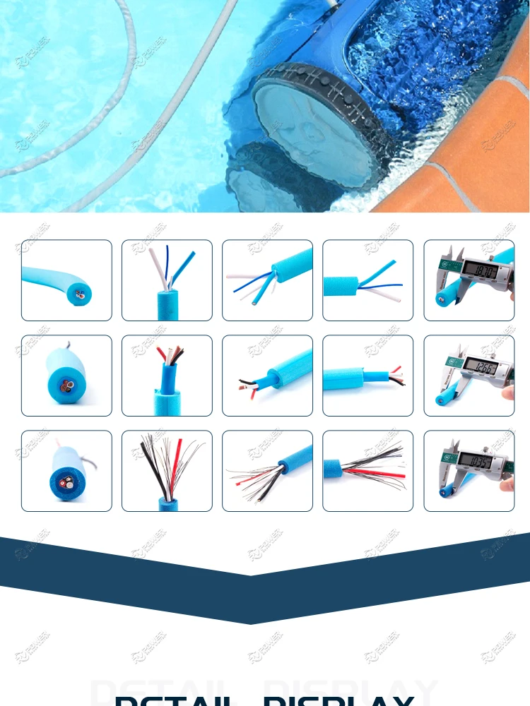 Customized PUR Foam Underwater ROV Floating Cable for Pool Cleaners