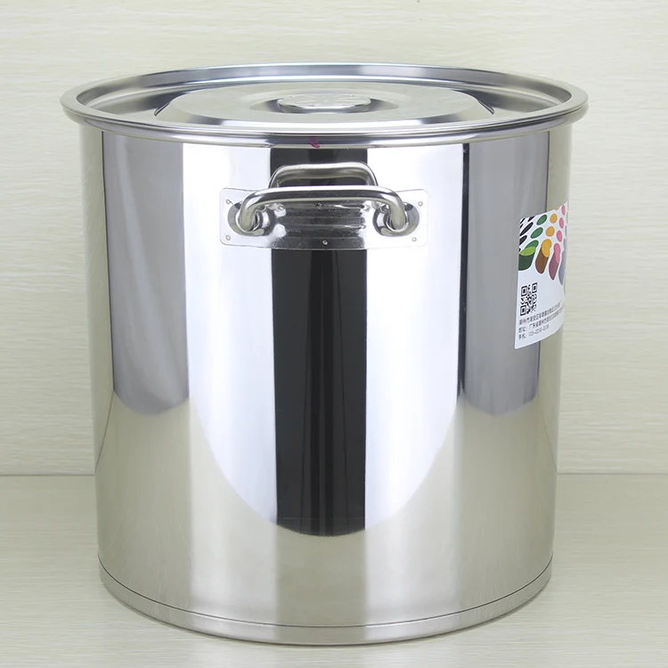 Stainless Steel 120 Gallon Stock Pot with Lids for All-Season Use