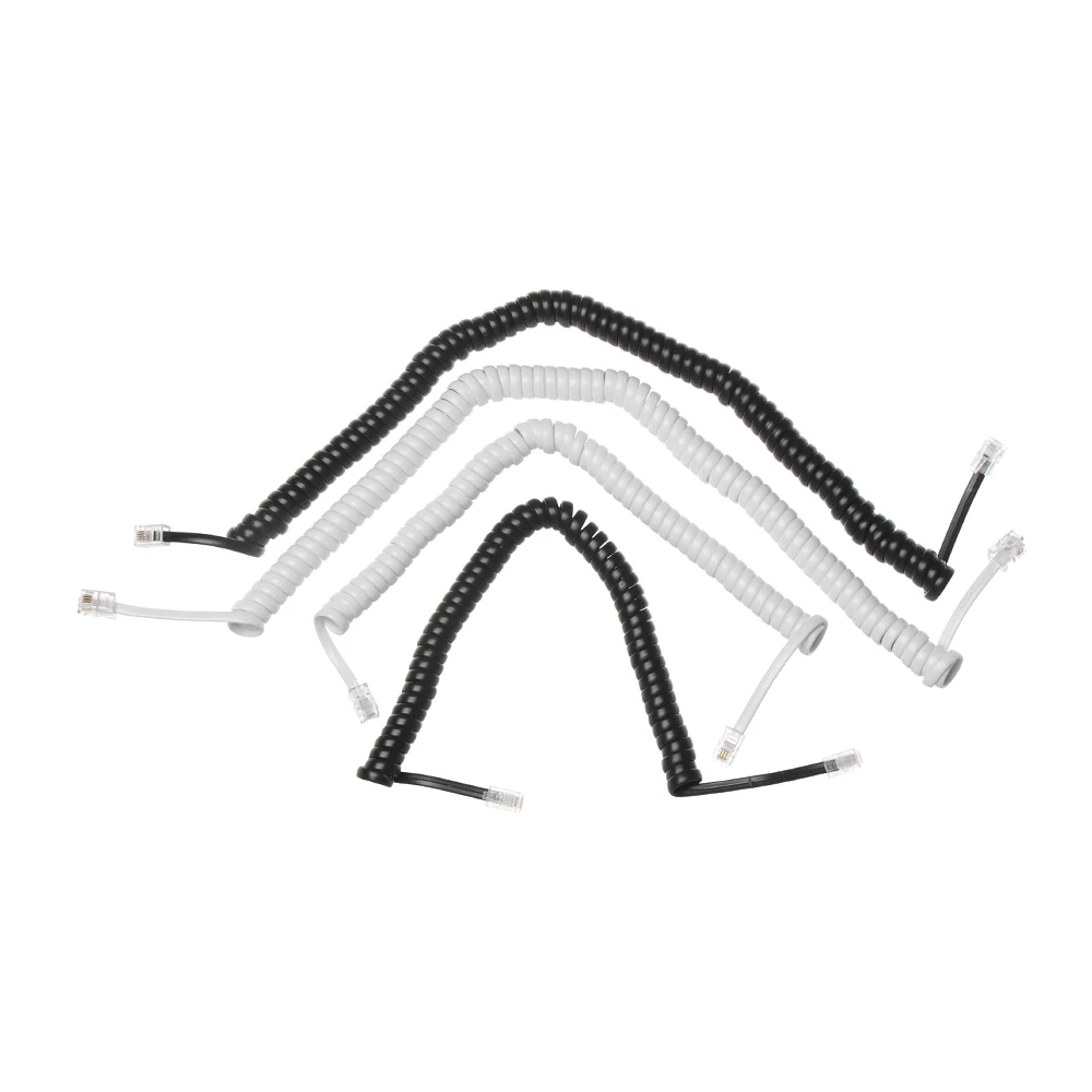 Wire Cord Curly Network Cat5 Cat6 30ft 2 Wire Spiral Coiled Ethernet ...