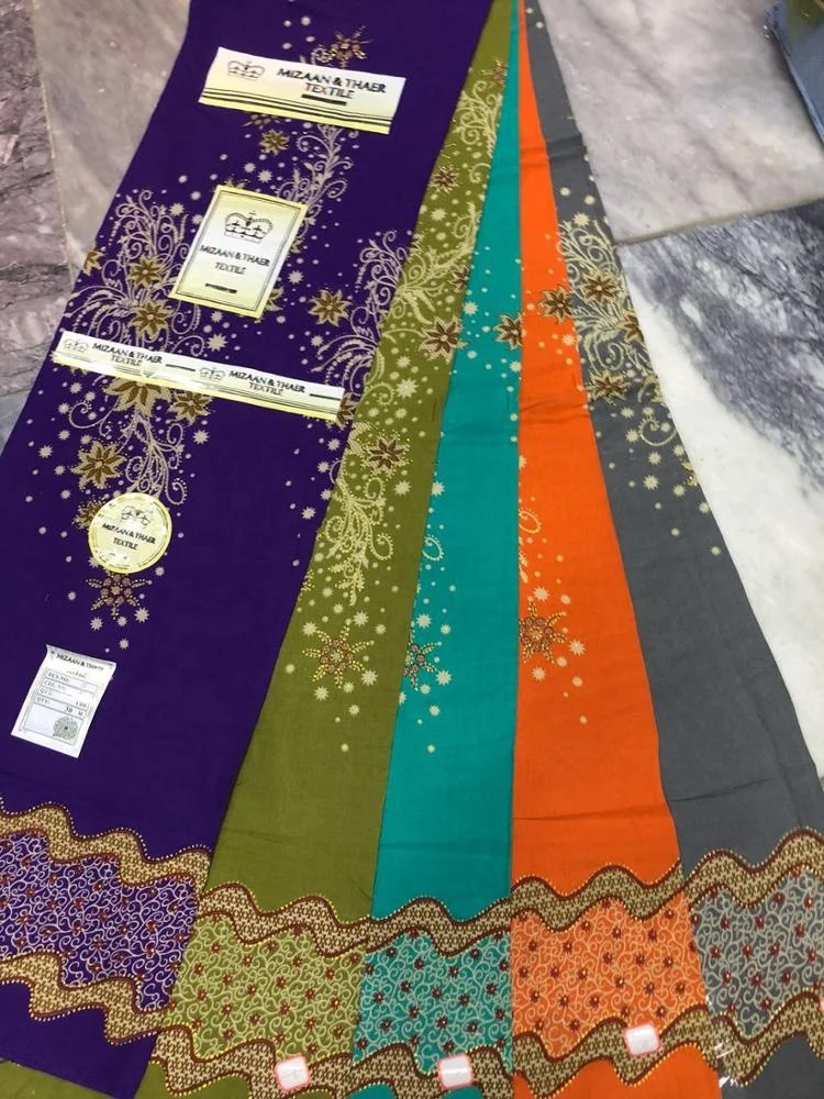 African Printed Spun Rayon 100% Viscose Woven Fabric