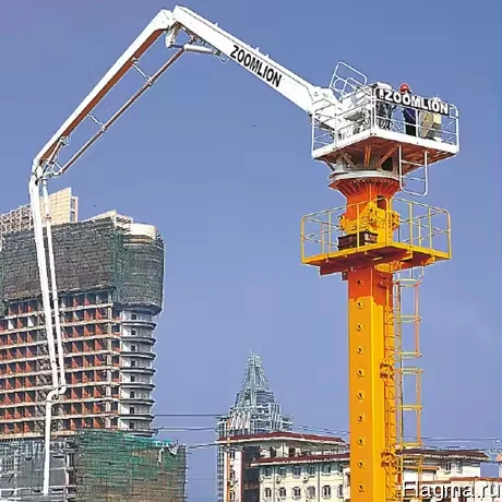 Zoomlion 36 M Concrete Placing Boom HGC36A-4Z Concrete Mixer Boom Pump ...