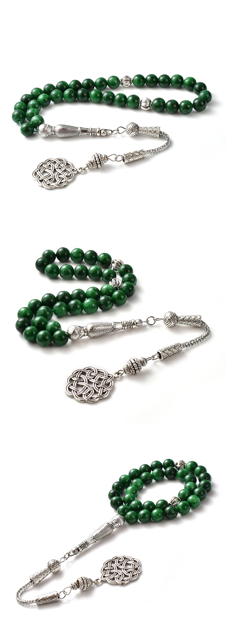 Mala Prayer Beads Islamic Tasbih Muslim Prayer Beads Allah and Muhammad ...