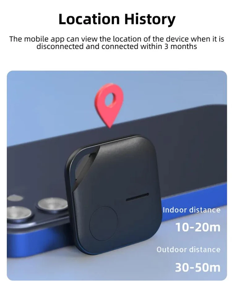 Smart Airtag Mfi Certified Key Finder Location Tracker Pet Locator Satellite Real Time Tracking ...
