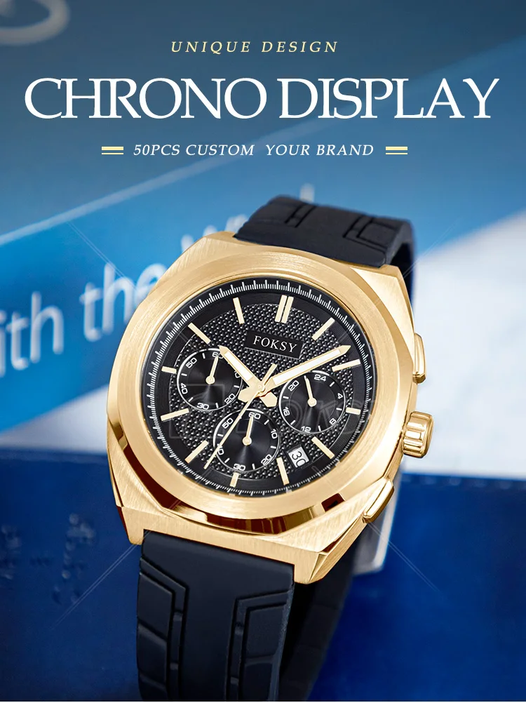 Shop High End Wrist Quartz Men’s Watch with 316L Stainless Steel Case Back