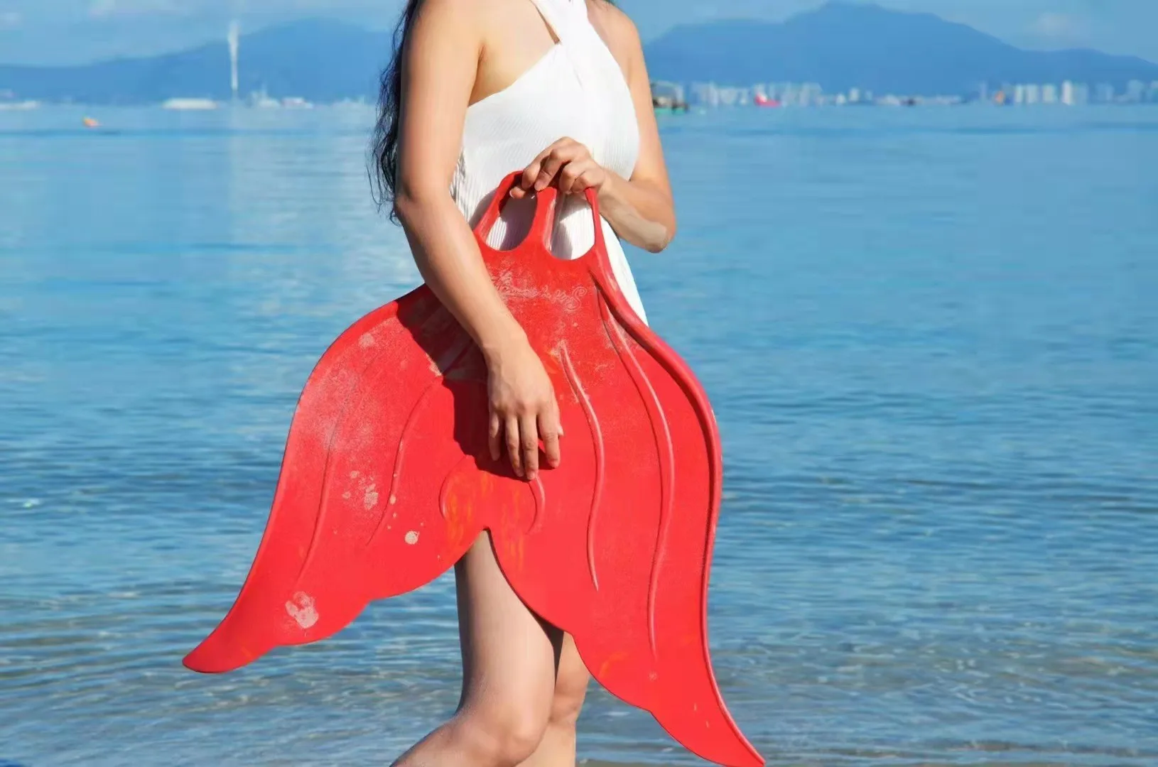 Chooyou Mermaid Rubber Flippers Professional Swimming Diving Single ...