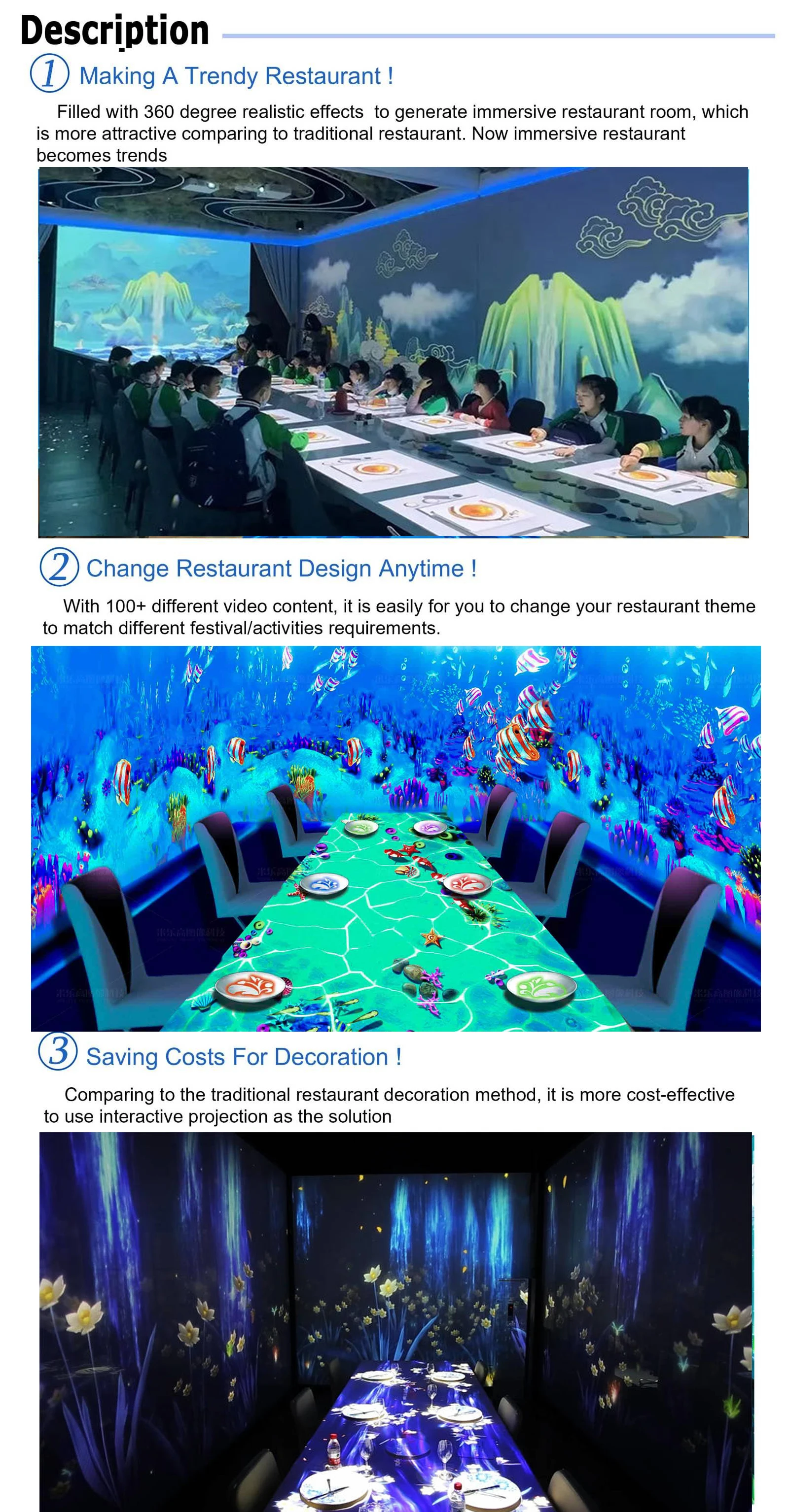 Ar Interactive 3d Holographic Display Projector Interact Creative ...