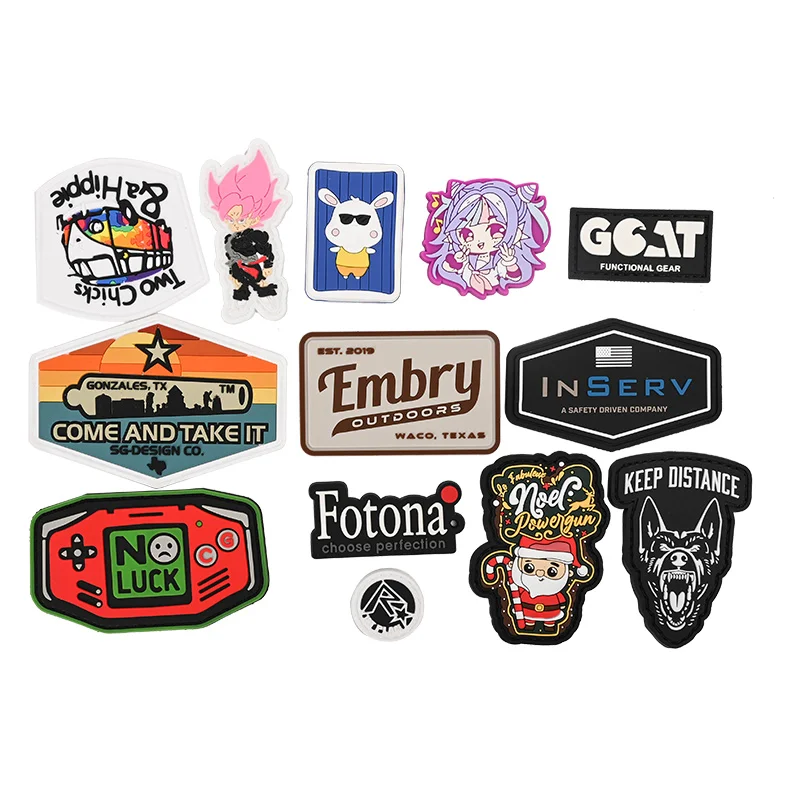 High Quality Clothing Patch Pvc Rubber Custom Logo Designer Patches For ...