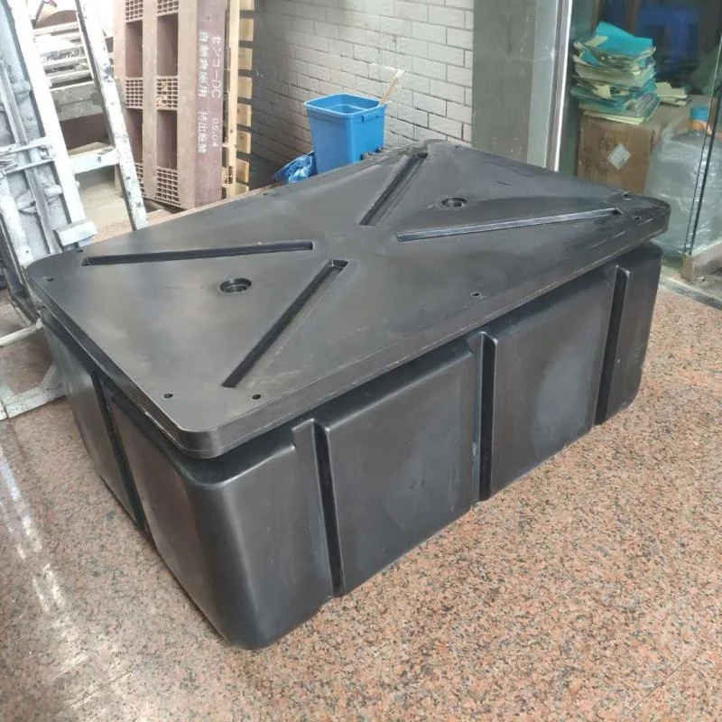 Marine Polyethylene Plastic Pontoon Pe Floating Tank Black Floating ...