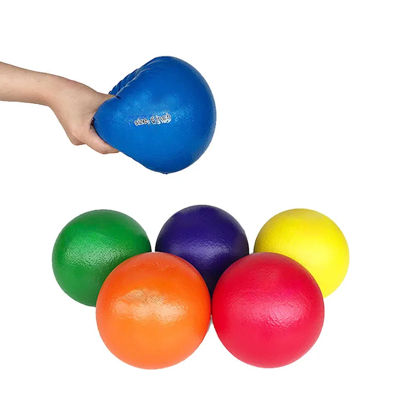 8in Soft Foam Balls Bulk Dodgeball Lightweight for Safe Fun Assorted ...