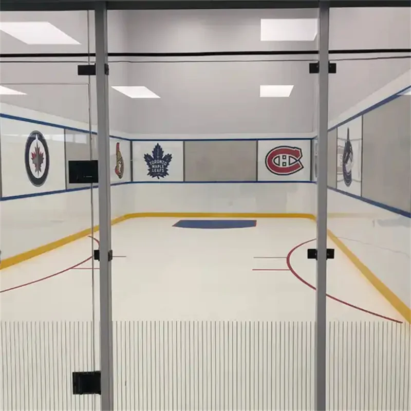 Portable Artificial Mobile Self Lubricating Ice Rink Dasher Board ...