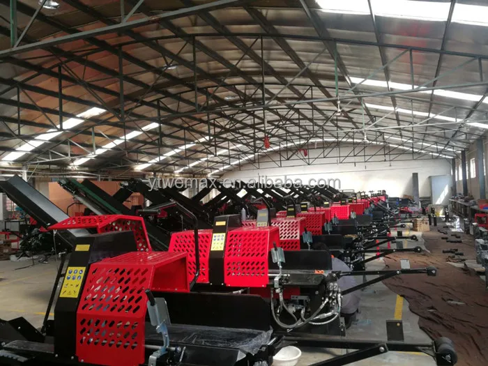 20ton Electric Wood Processor With Log Table / Wood Processor With Tuv ...