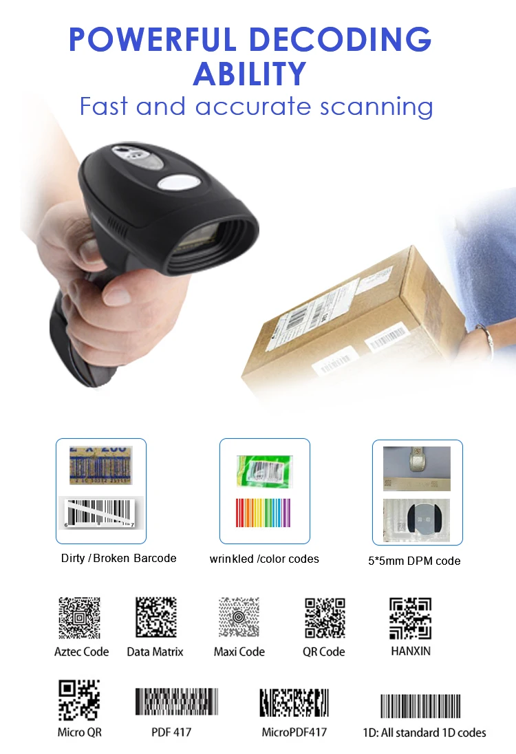 High Speed Rugged Industrial Datamatrix Code Reader Dpm Pcb Wireless 1d ...