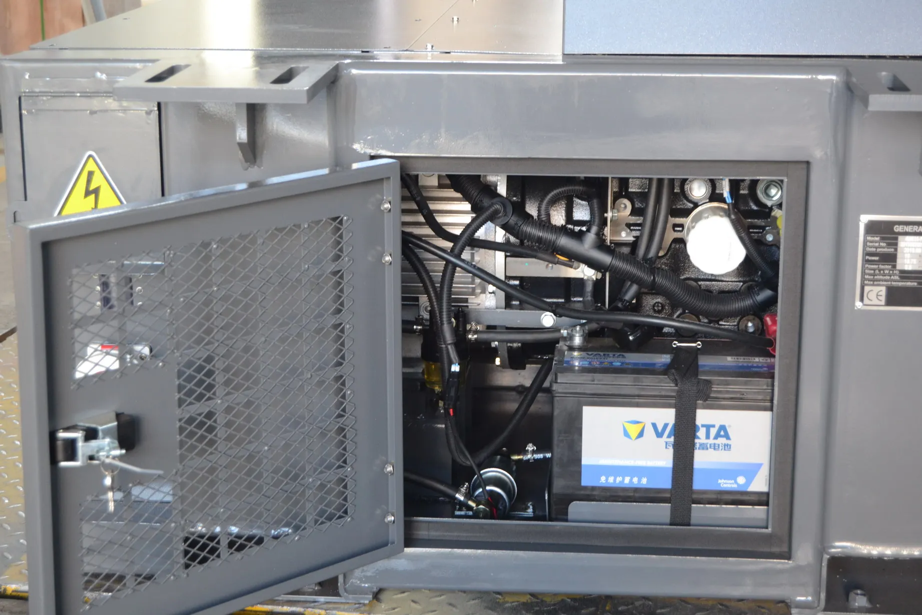 15KW Carrier Undermount Silent Diesel Genset Generator for Reefer Container