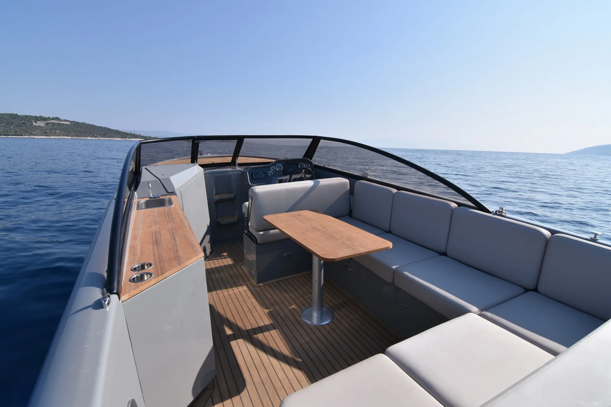 Kinocean 28ft 8 Person Classic and Luxury Yacht Barge Boat With Bow ...