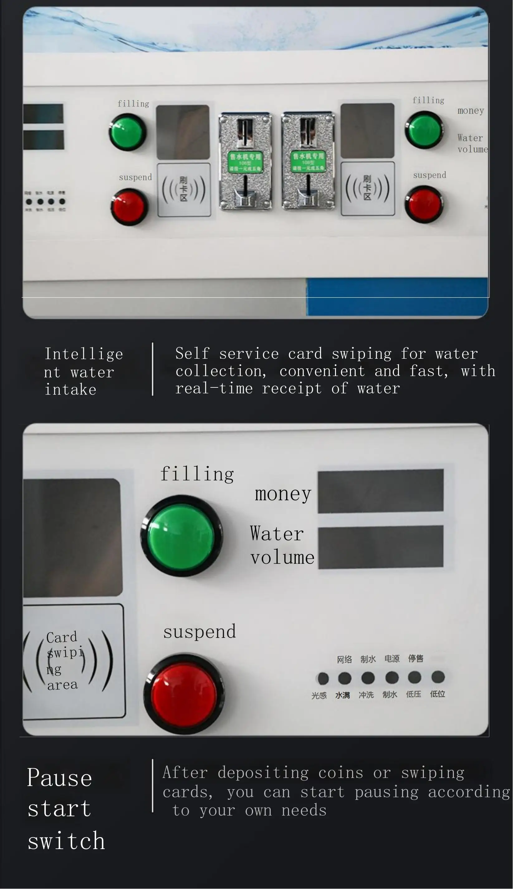 Water Wending Machine,Automatic Water Vending Machine For Sale Purified ...