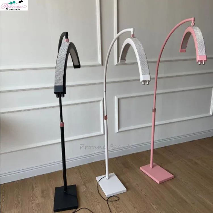 LED Half Moon Shaped Ring Light - Perfect for Beauty Salon