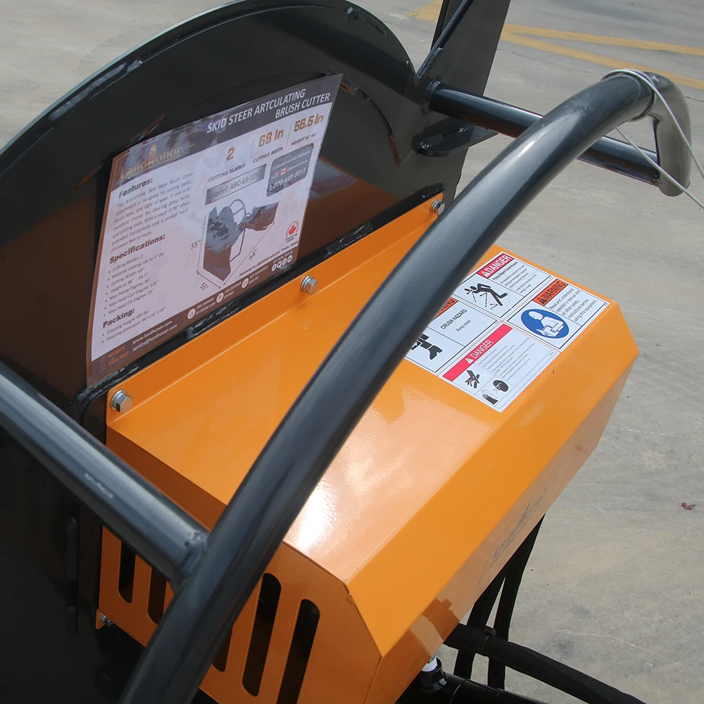 Brush Mower Skid Steer Attachment Rotary Disc Mulcher Hydraulic ...