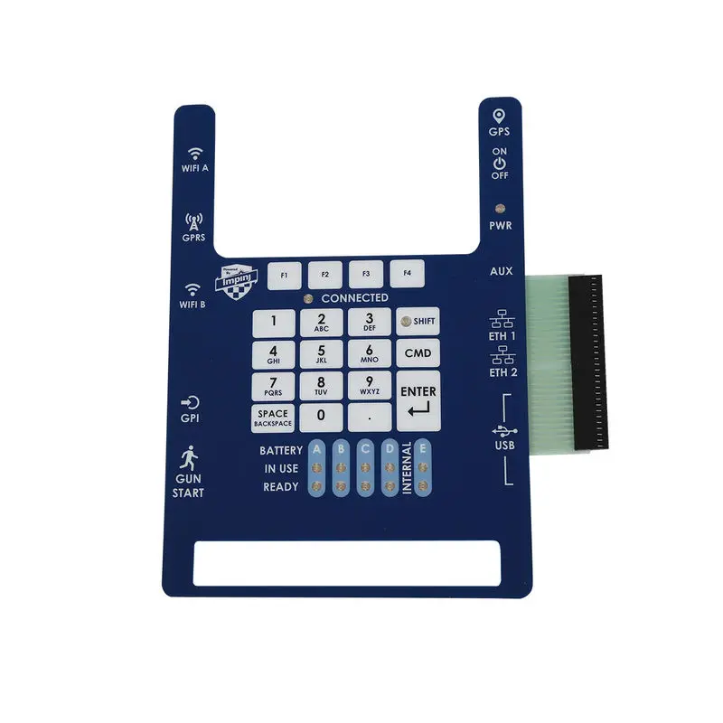 Custom Key Tactile Flex Pcb Circuit Membrane Switch Keypad For ...
