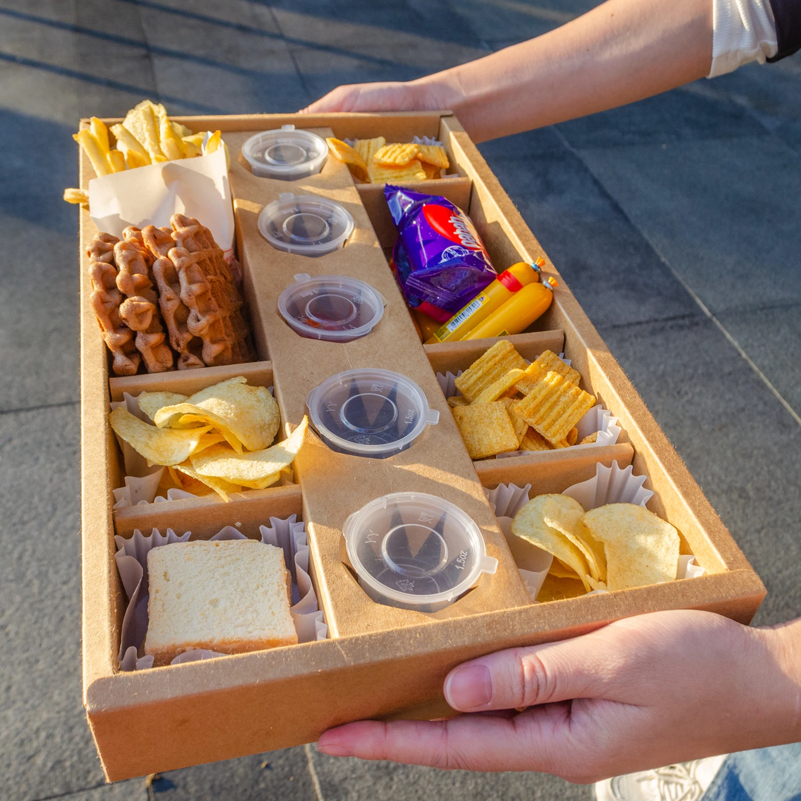 Custom Disposable Takeaway Food Takeout Paper Chocolate Favorite ...