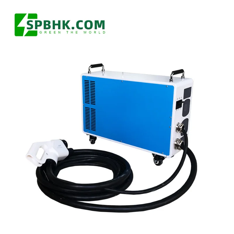 Dc 30kw Fast Portable Ev Charging Station Single-phase 220v Ccs Gbt Movable Ev Charger - Buy ...