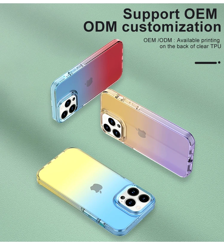 Soonleader Gradient Colorful Case for Iphone 14 Pro Max