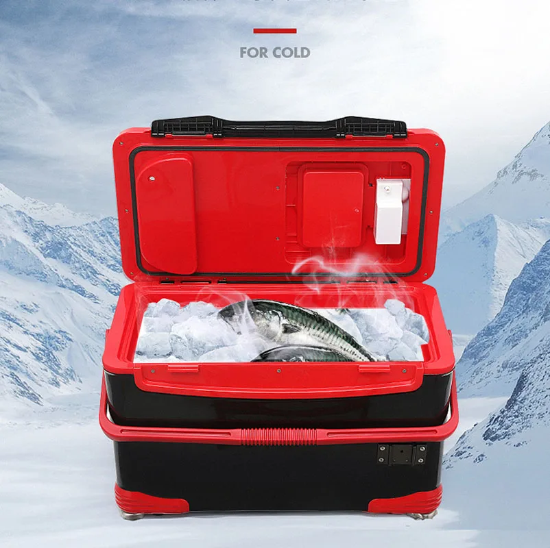 Wholesale Large Capacity 36l Cooler Multifunction Portable Fishing ...