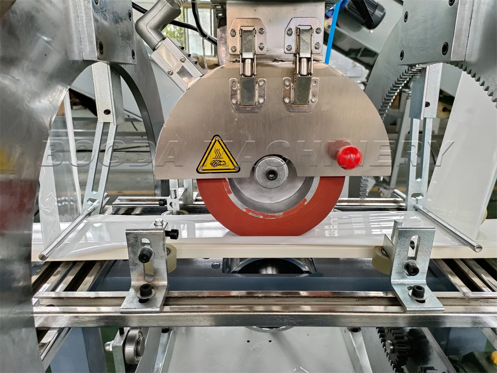 Bogda Automatic Multifunctional Online Pvc Profile Foil Hot Stamping ...