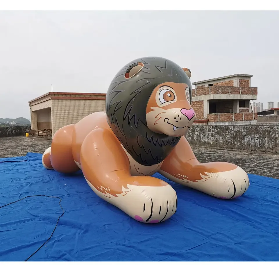 Beile Cartoon Large PVC Inflatable Lion Animal Toys