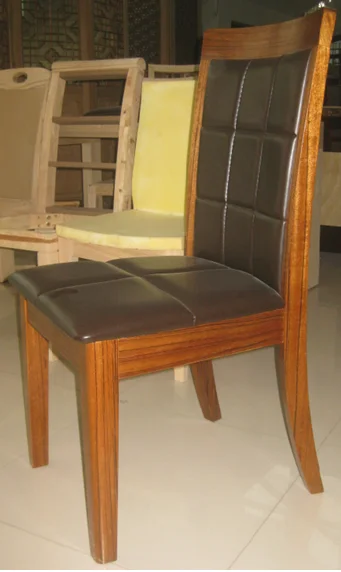 Unassembled Wooden Dining Chair Frame - Durable & Stylish