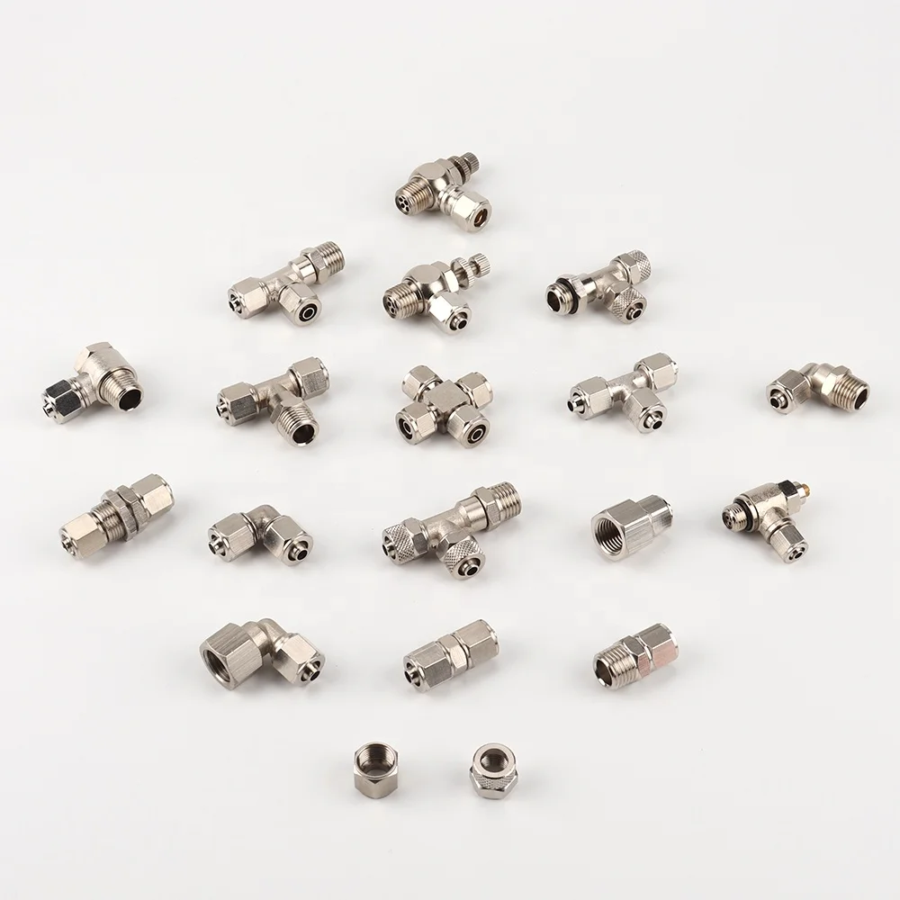 TKN-PD Pneumatic Knurling Fitting Pipe Brass Male Female Threaded ...