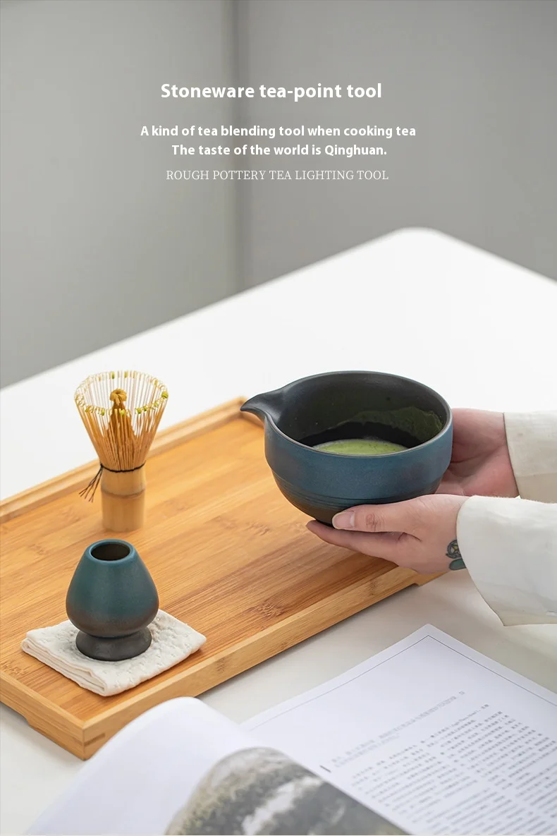 Creative Japanese Matcha Tea Play Set Classic Ceramic Tea Ordering ...