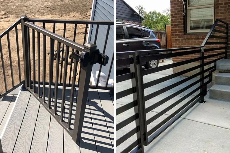 Cheap Stairs Railing Designs In Aluminum Square Aluminum Balcony ...